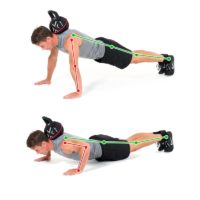 Kettlebell Exercise Instabile Chest Press with the Smashbell